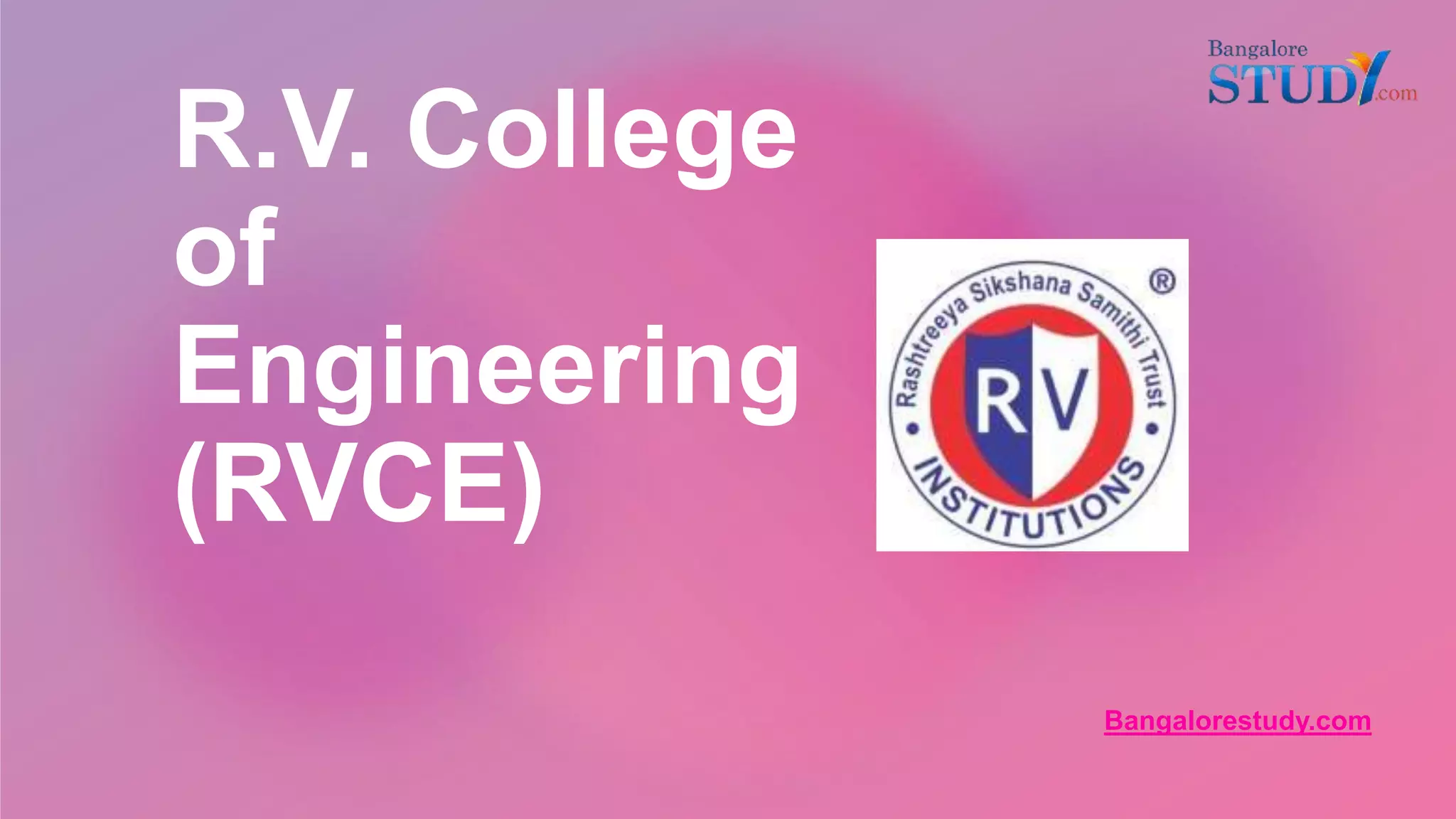 R.v. college of engineering | PPTX