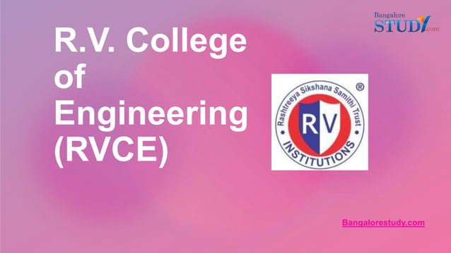 R.v. college of engineering | PPTX