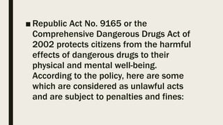 R.A 9165 HEALTH.pptx