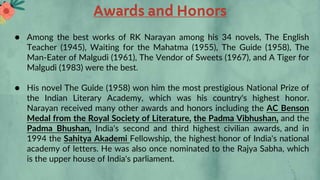 R. K. Narayan | PPTX