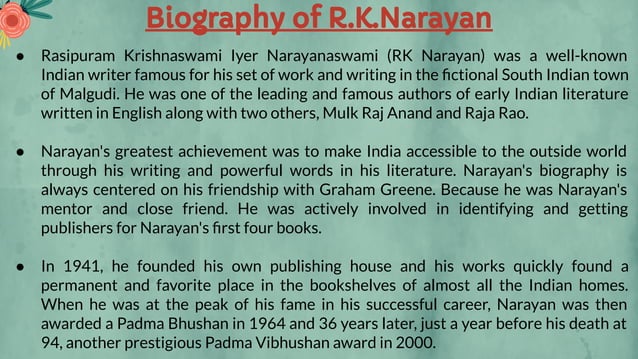 R.K.Narayan | PDF