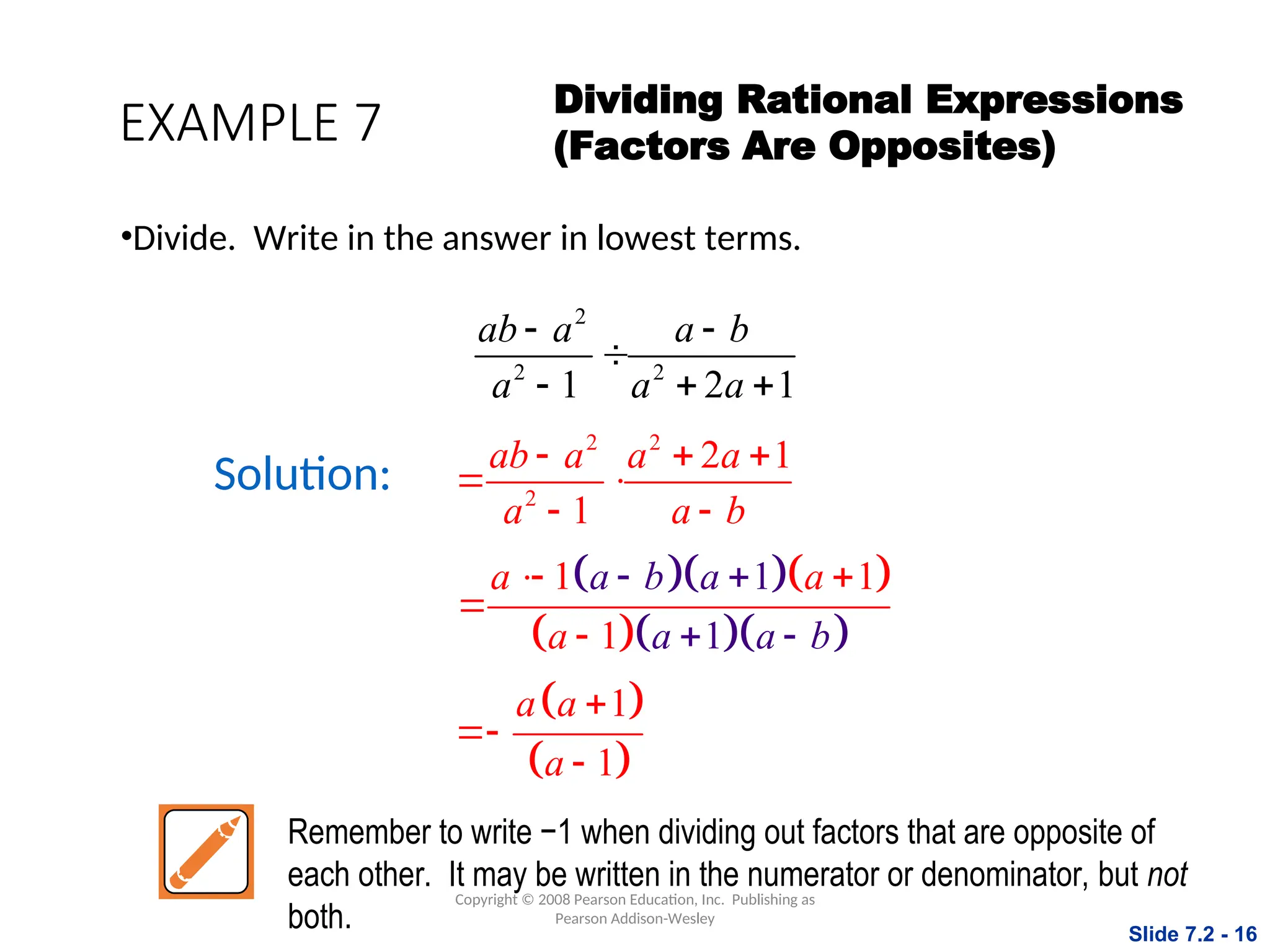 R.5 day2 Multiplying and Dividing Rational Expressions.ppt