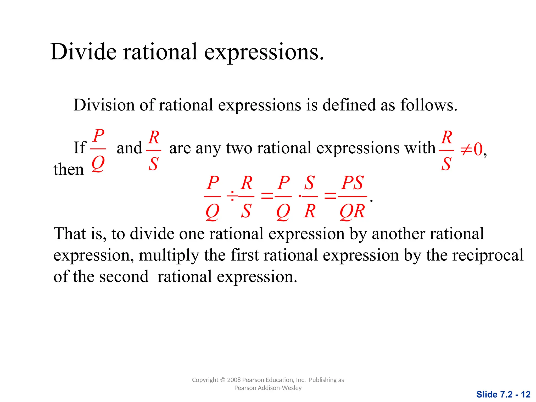 R.5 day2 Multiplying and Dividing Rational Expressions.ppt