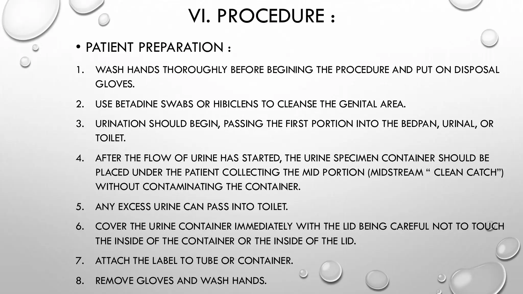 CLT - Urine Sample collection and processing | PDF