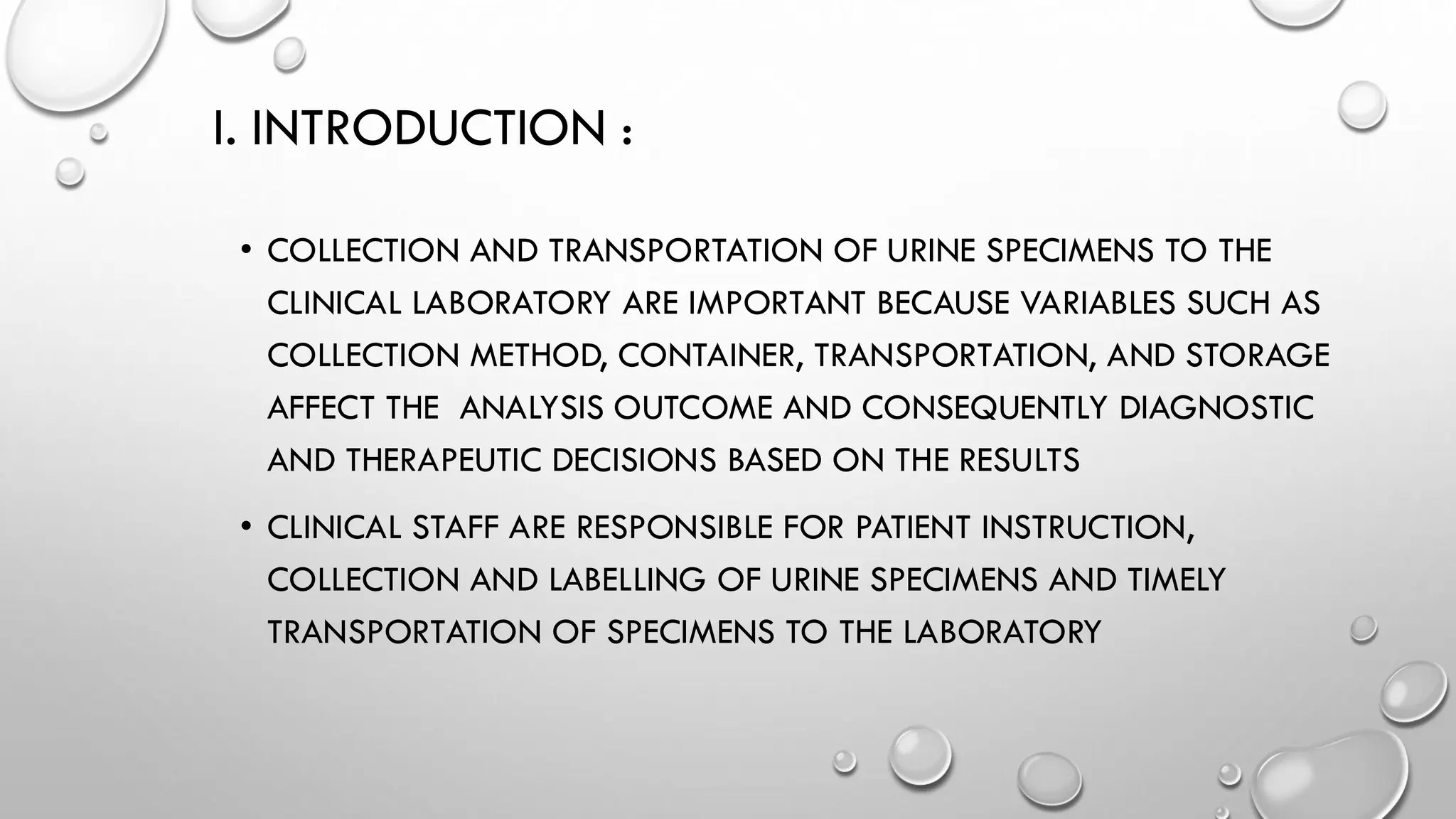 CLT - Urine Sample collection and processing | PDF