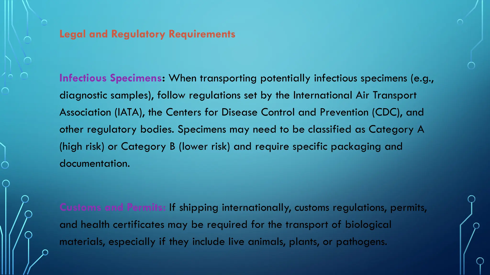 Clinical Laboratory Technology- Handling, Preservation, Transport of ...