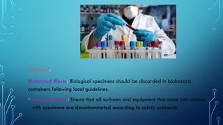 Clinical Laboratory Technology- Handling, Preservation, Transport of ...