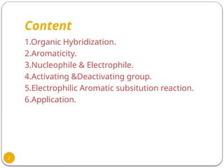 ORGANIC CHEMISTRY -AROMATICITY & REACTION MECHANISM | PPTX