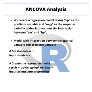 R analysis of covariance | PDF