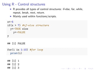 R basics | PPT