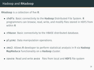 R the unsung hero of Big Data | PPT