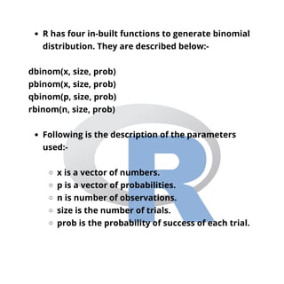 R - binomial distribution | PDF