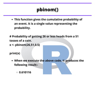 R - binomial distribution | PDF