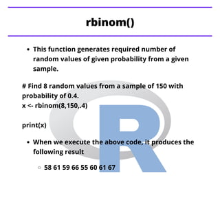 R - binomial distribution | PDF