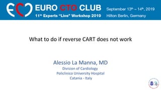 Or if reverse CART does not work? | PDF