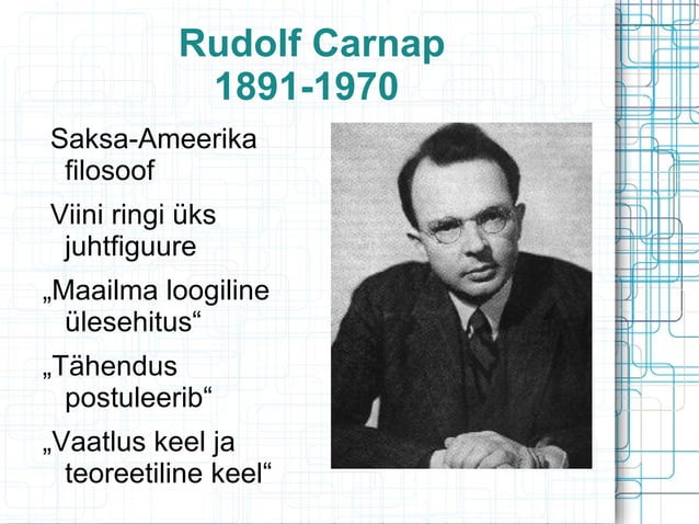 Rudolf Carnap | ODP