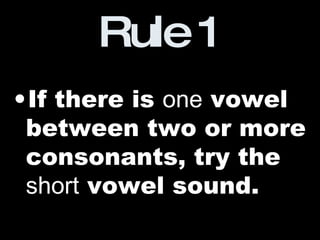R Controlled Vowel Pronunciation | PPT