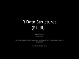 R data-structures-3 | PPT