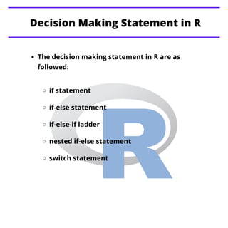 R decision making | PDF