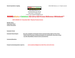 ICD-10 to ICD-9 Cross Reference Whitebook | PPT