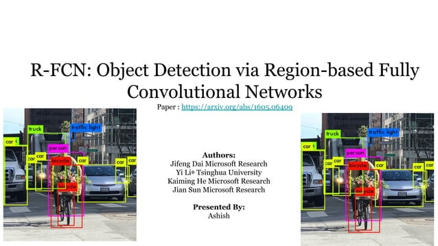 R-FCN : object detection via region-based fully convolutional networks | PDF | Artificial ...