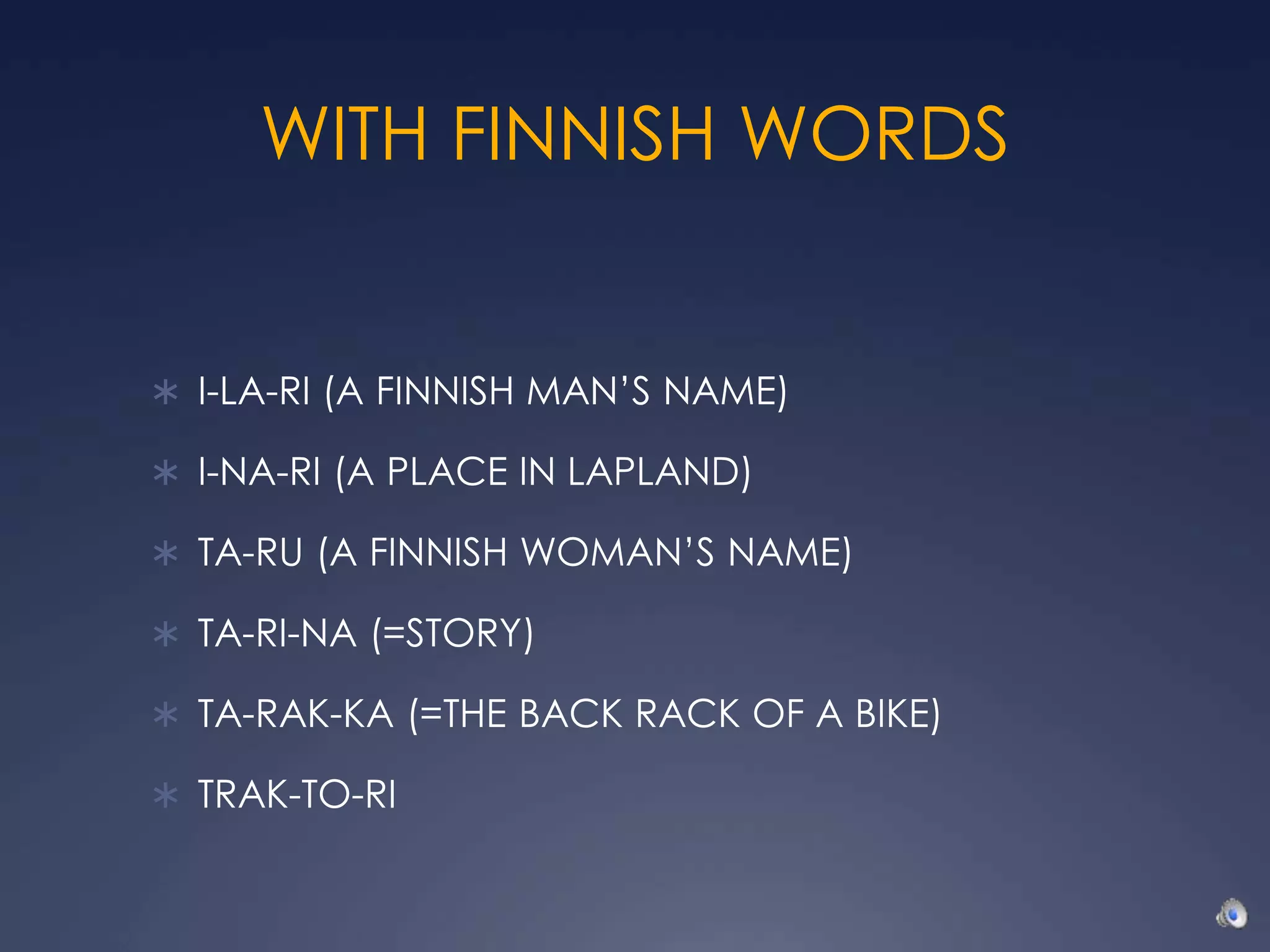 The Finnish R | PPT