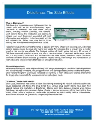 R & I declofenac side effects leaflet | PDF
