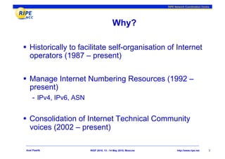 The Regional Internet Registry System and Internet Number Resources | PDF