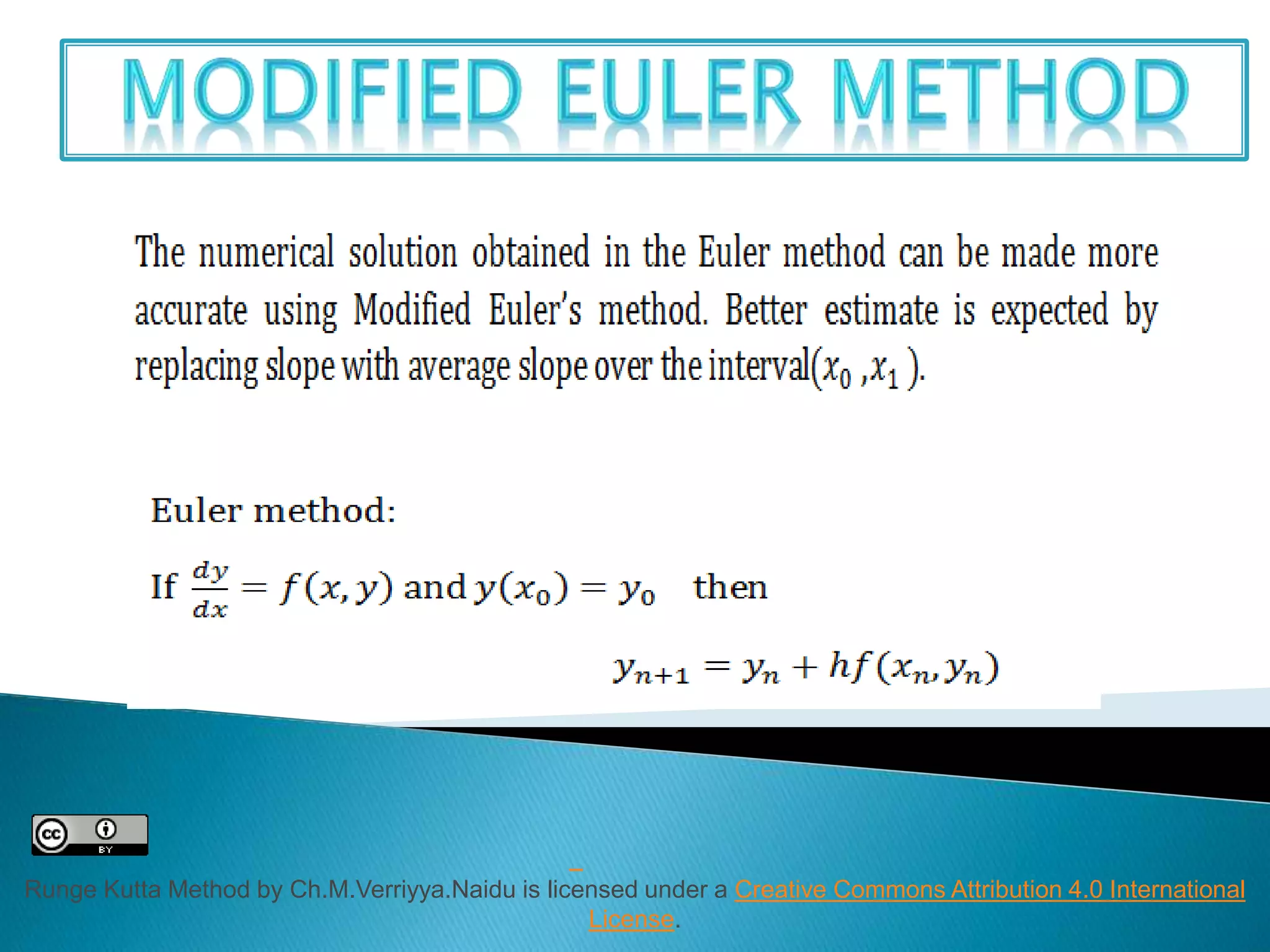 Runge Kutta Method | PPTX