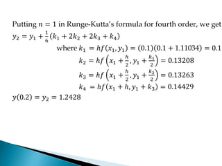Runge Kutta Method | PPTX