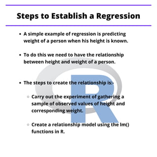 R linear regression | PDF