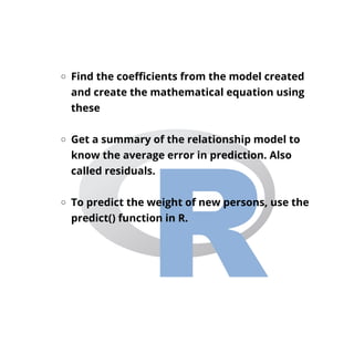 R linear regression | PDF