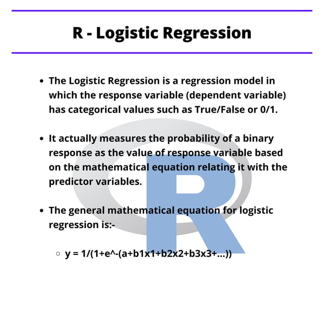 R logistic regression | PDF | Technology & Computing