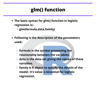 R logistic regression | PDF