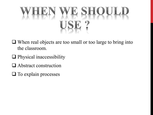 Realia & Model | PPTX