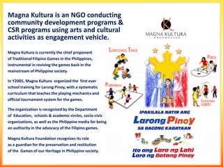 Larong Pinoy Direct Marketing Promotions | PPT