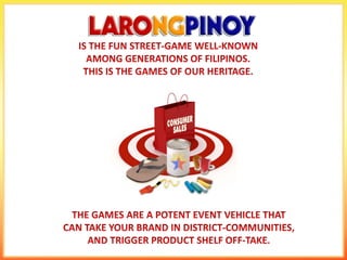 Larong Pinoy Direct Marketing Promotions | PPT