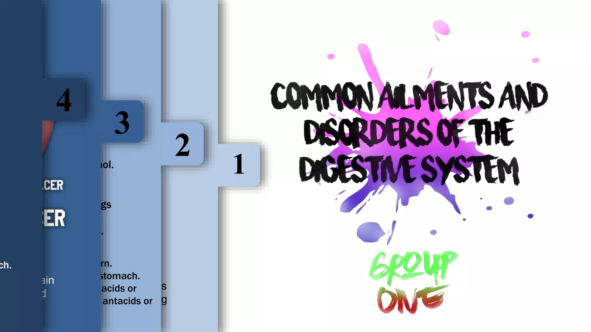 common ailments and disorders of the digestive system | PPTX