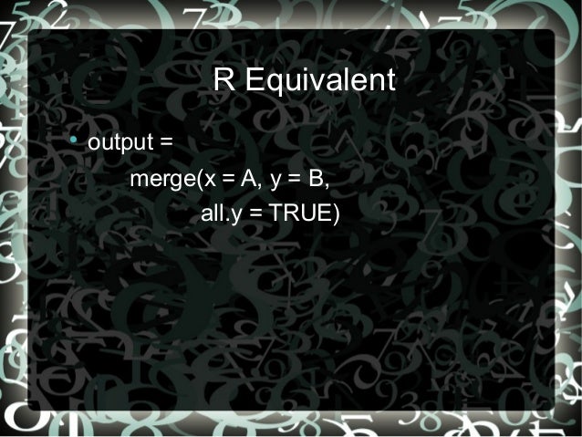 R Merge Tutorial