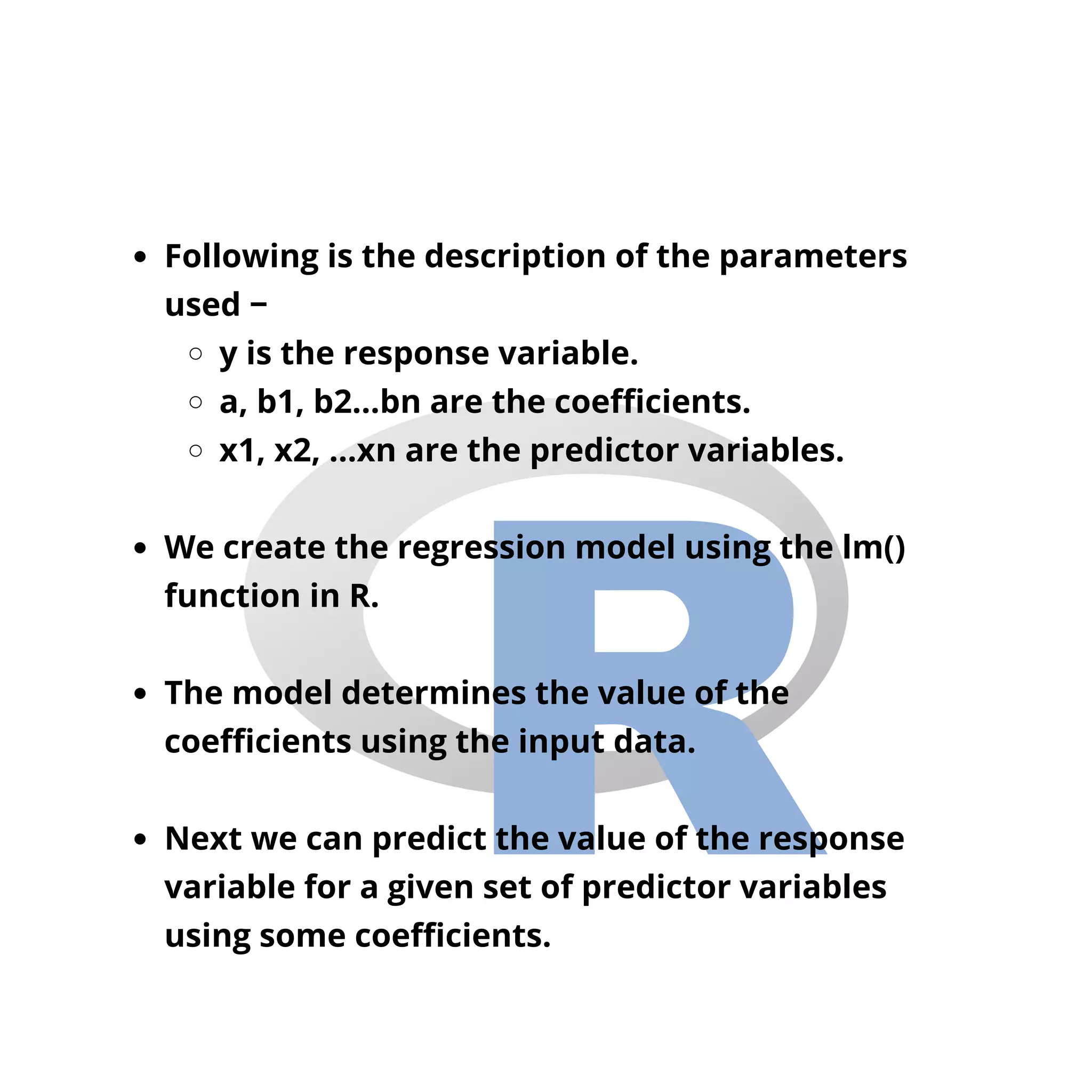 R - Multiple Regression | PDF