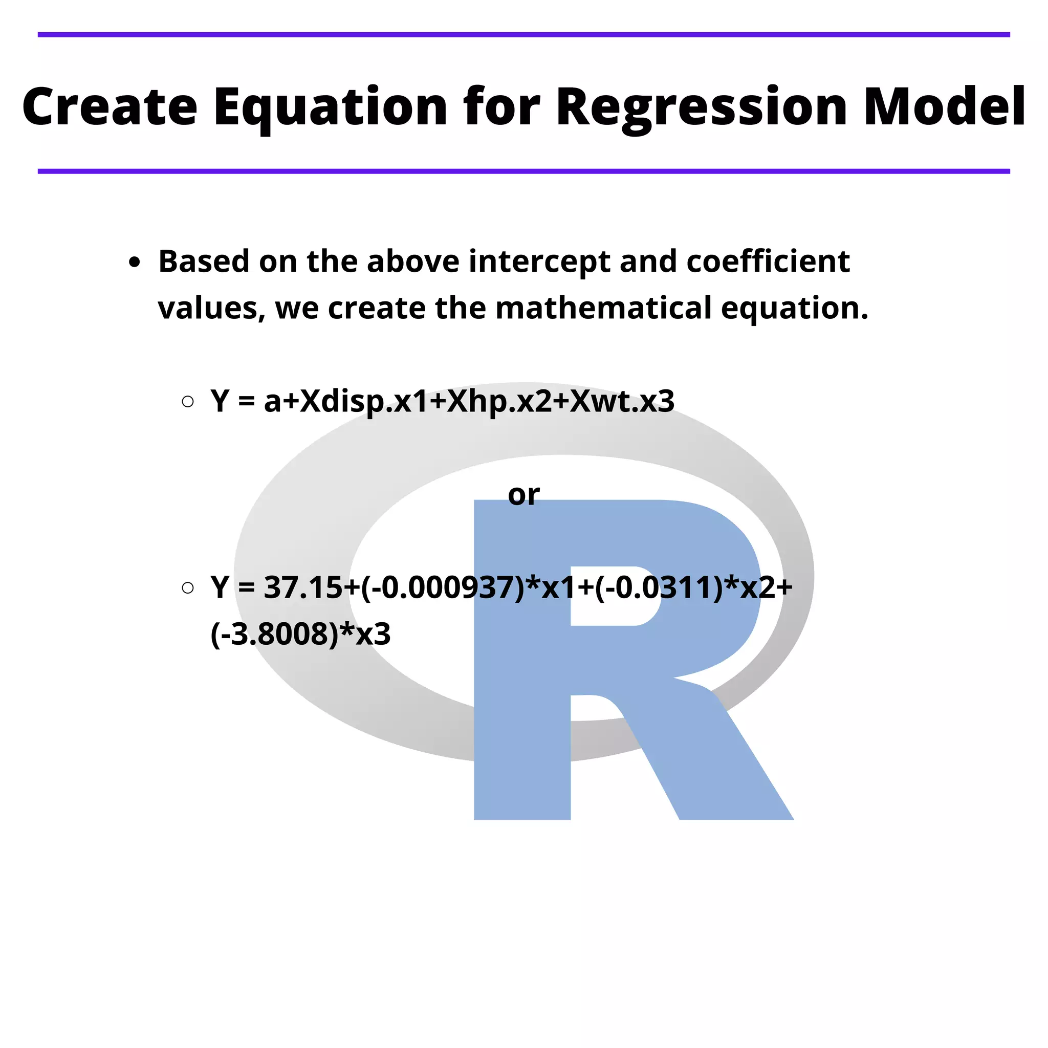 R - Multiple Regression | PDF