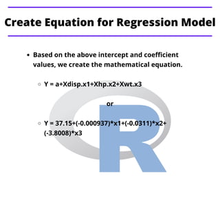 R - Multiple Regression | PDF