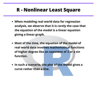 R nonlinear least square | PDF