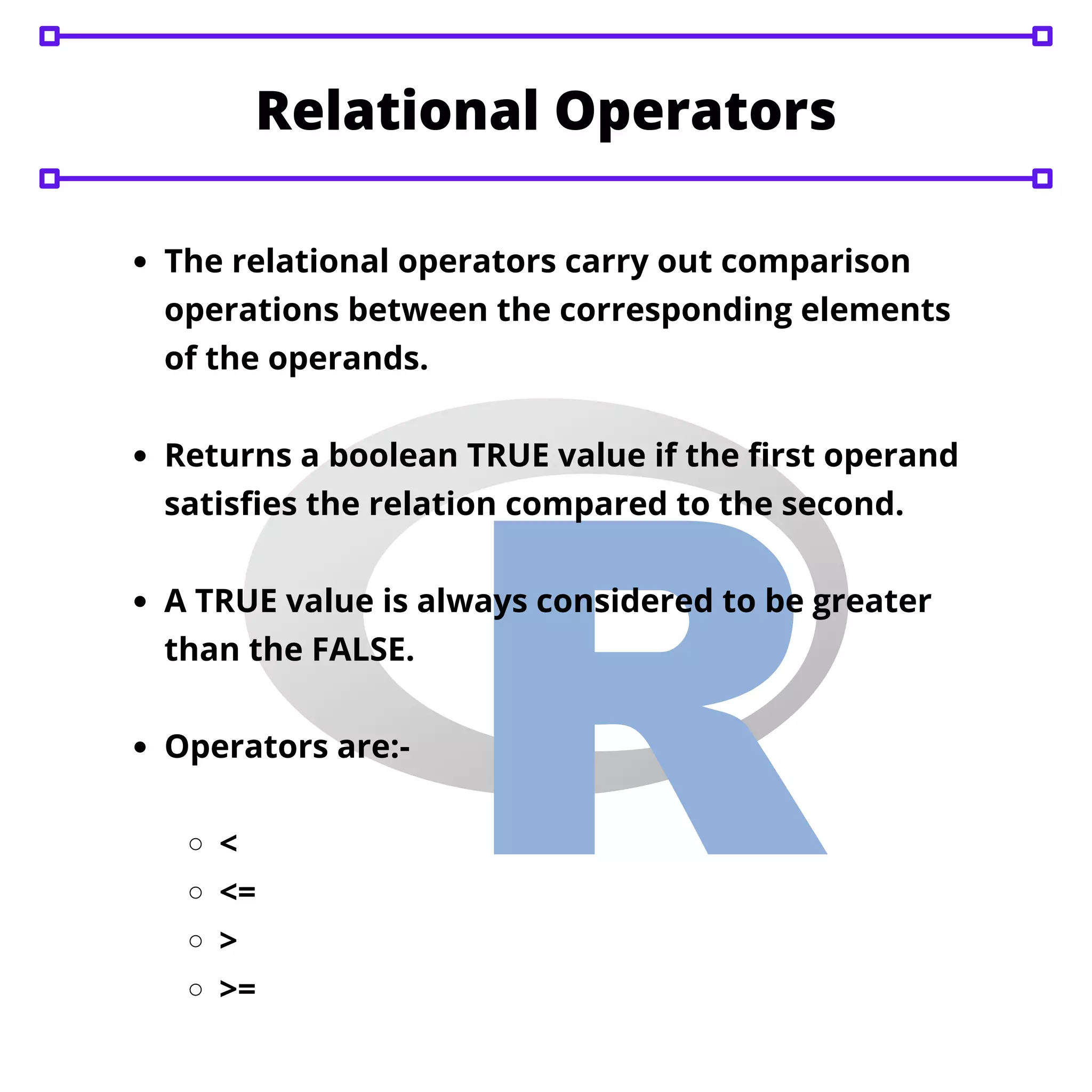 R operators | PDF