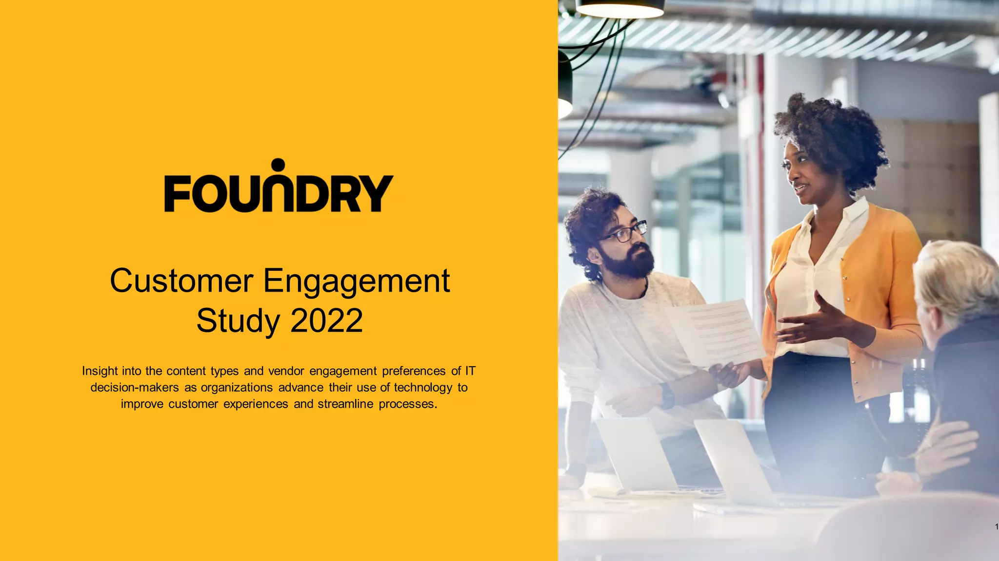 Foundry Customer Engagement Study 2022 | PDF | Information Services Industry | Industries