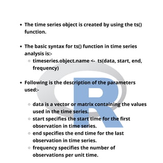 R time series analysis | PDF