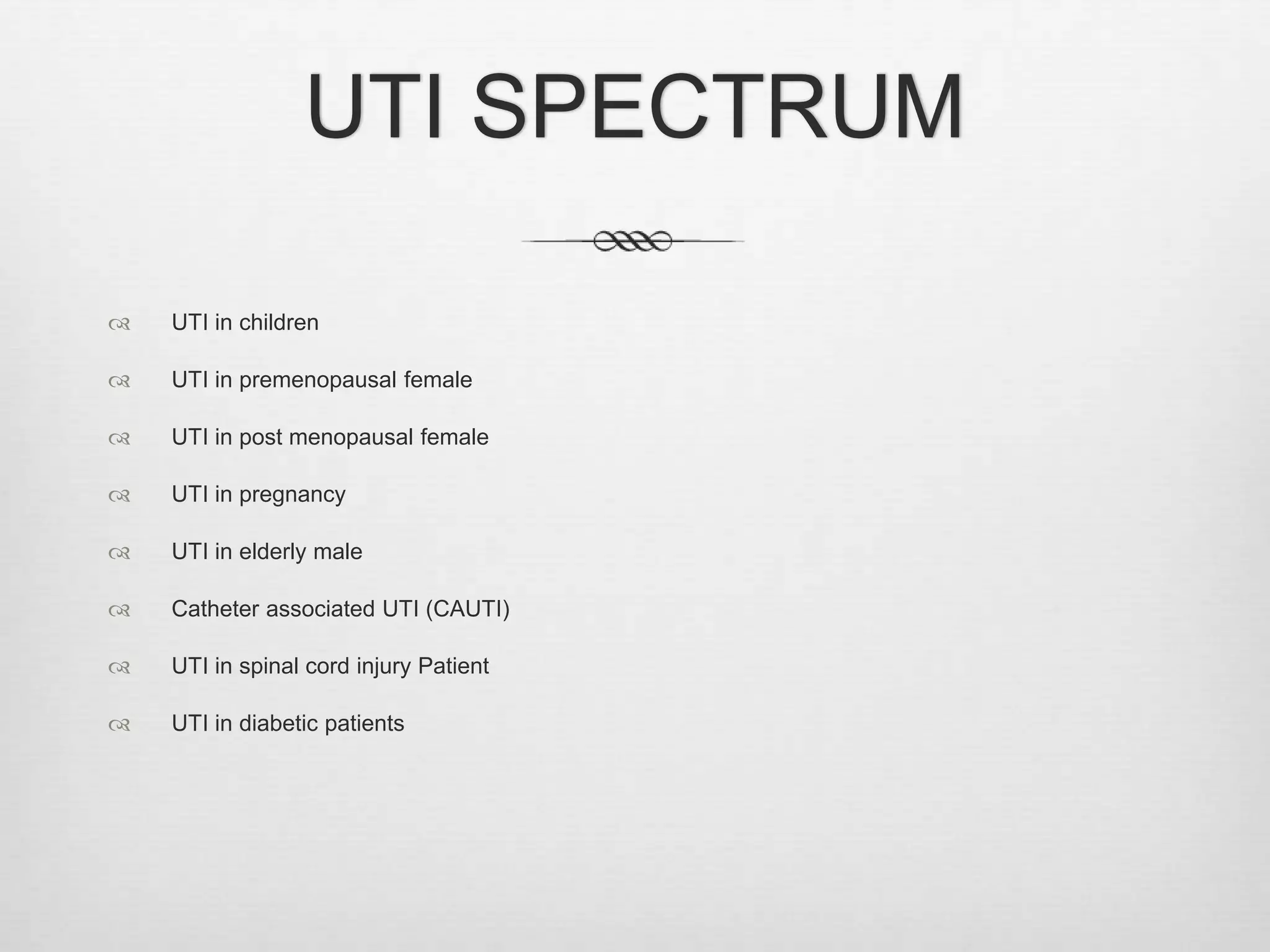 Management of Recurrent UTI in Female | PPTX