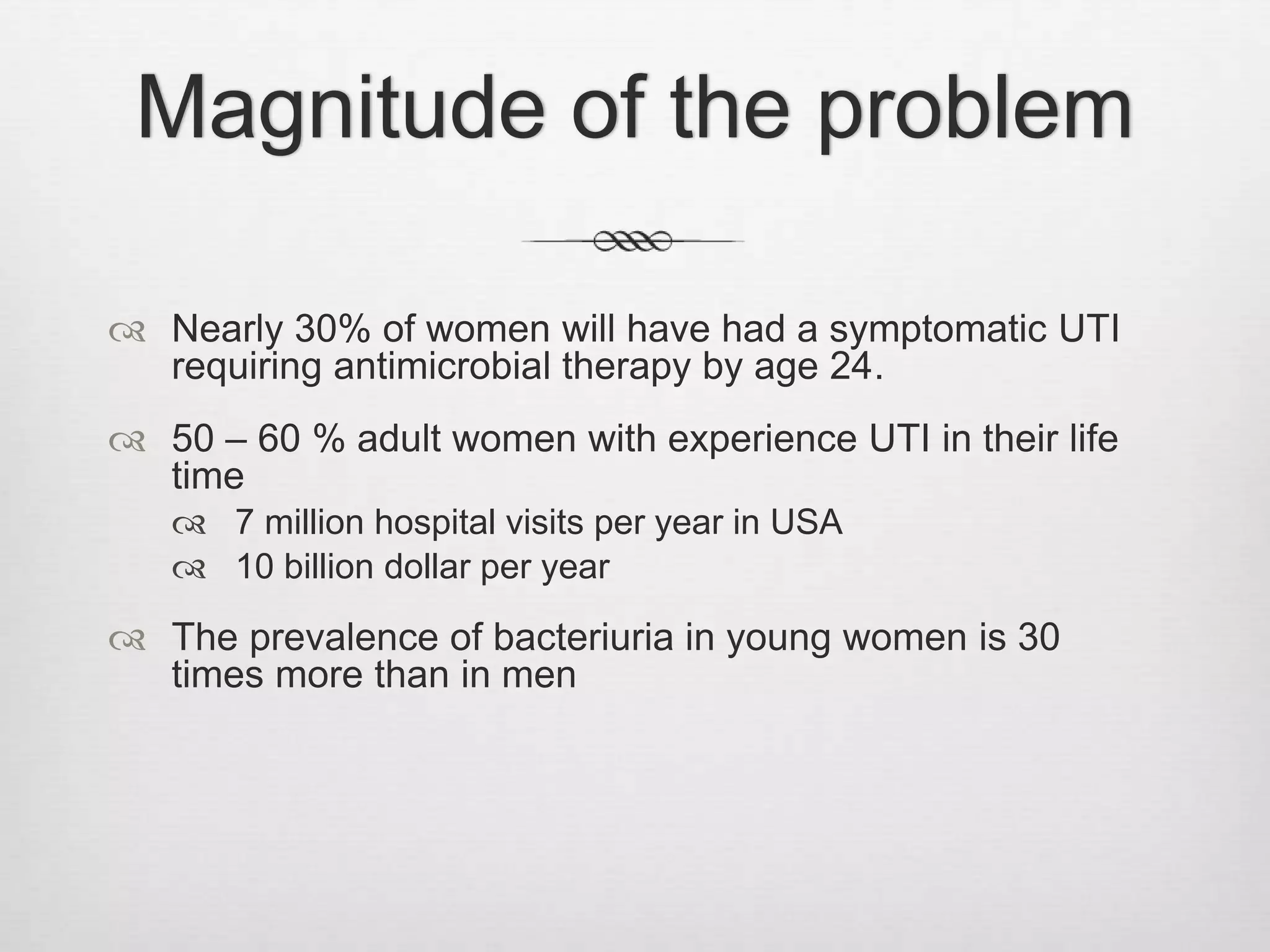 Management of Recurrent UTI in Female | PPTX