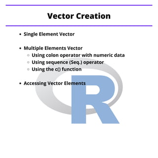 R vectors | PDF
