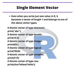 R vectors | PDF